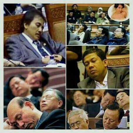 Foto-Foto Anggota Dewan (DPR/DPRD) RI Tidur Pulas Saat Sidang Soal ...