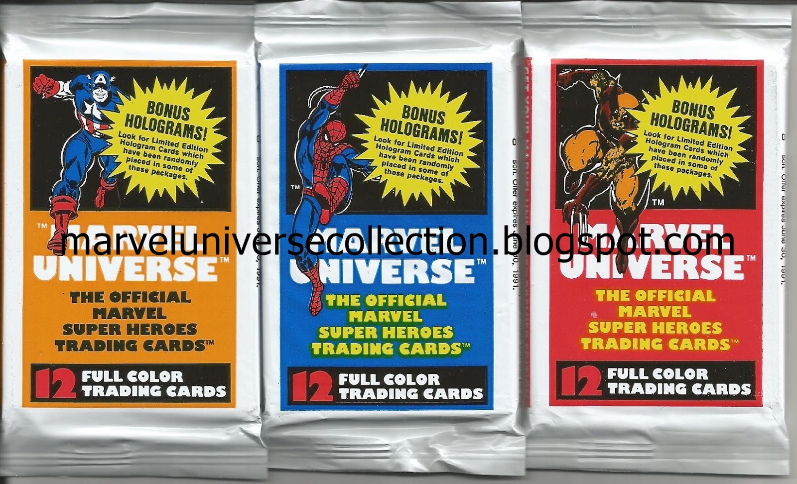 My Marvel Universe trading card collection: Marvel Universe Series I packs