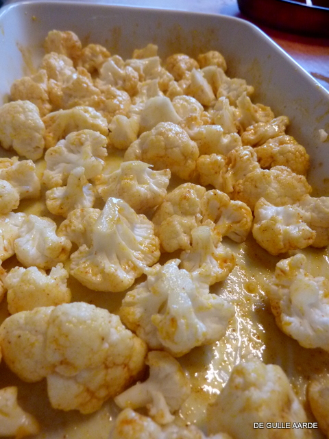 DE GULLE AARDE: bloemkool snack