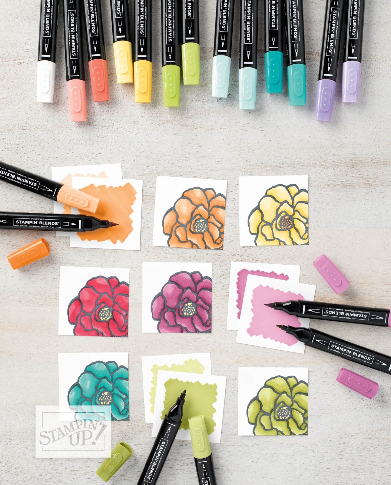 Stampin' Up! NEW Blends colors are finally here! | Stamped Sophisticates