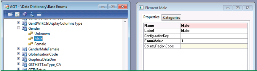 Microsoft Dynamics AX/365: Base Enumerations