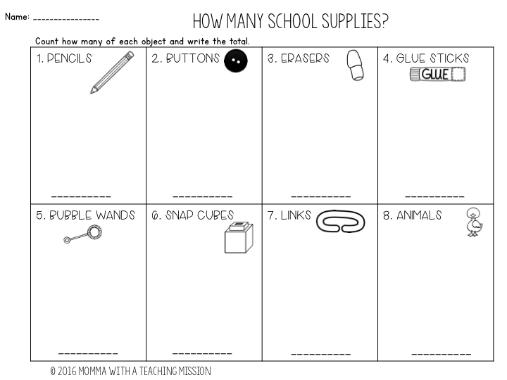 Math ideas for the primary classroom part 1 - Momma with a Teaching Mission