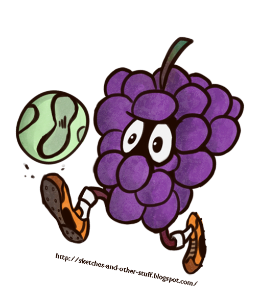 Soccer Grape ~ Sketches and other stuff