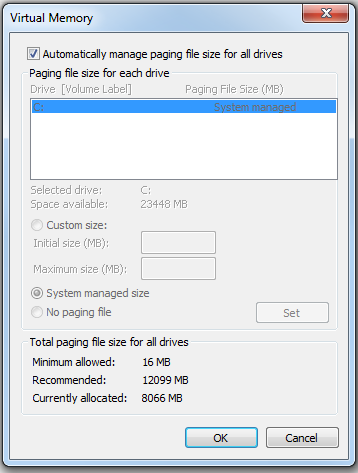 Jay-Jay: “Windows created a temporary paging file on your computer”