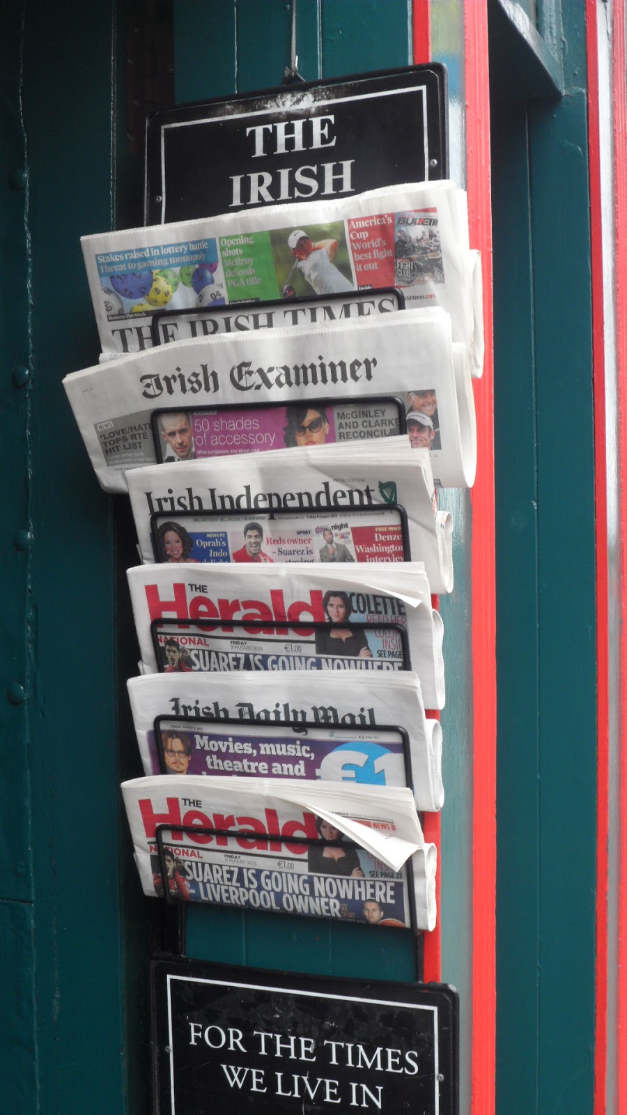 blog de lourdes vicente: IRISH NEWSPAPERS. There are daily, evening and ...