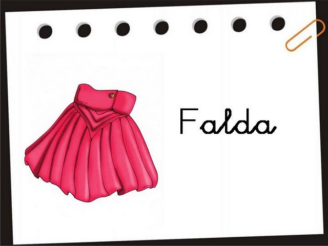 SGBlogosfera. María José Argüeso: FLASHCARDS: LA ROPA