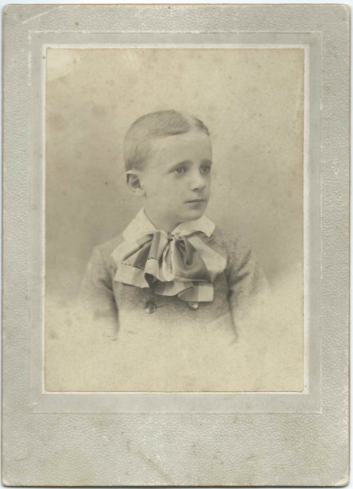 Heirlooms Reunited: Photograph of a Young Boy Arthur F. Doe, presumably ...