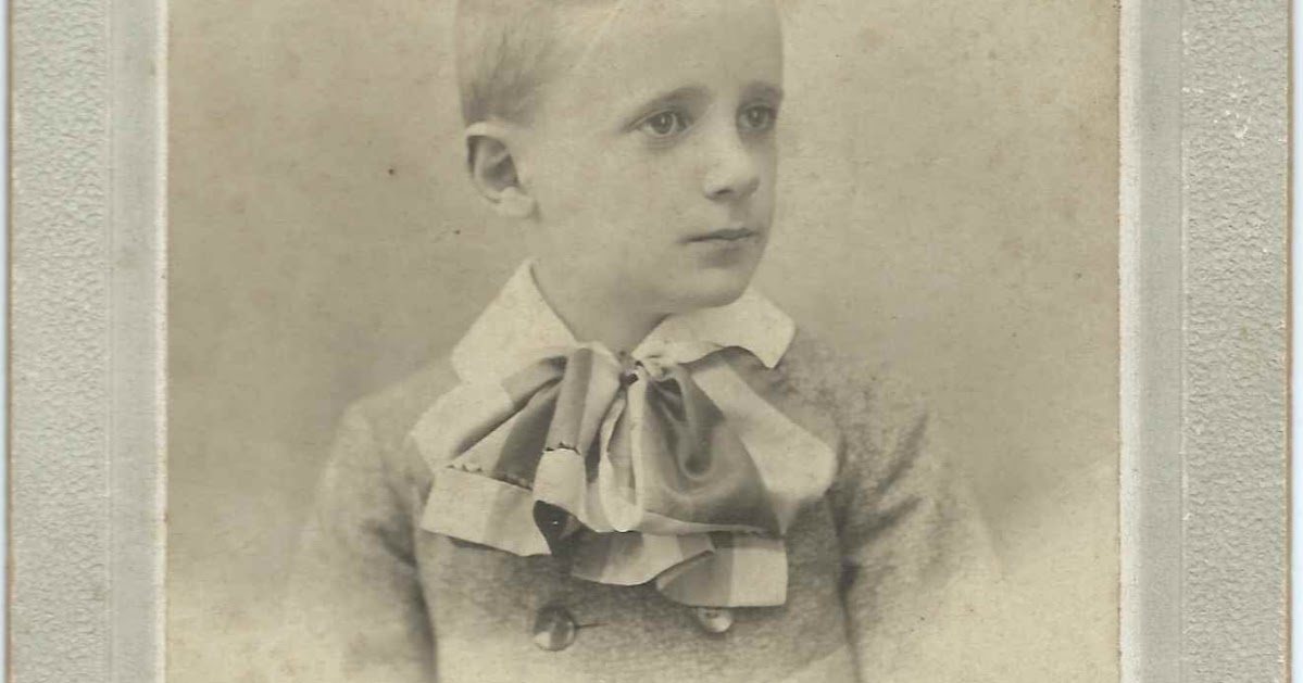 Heirlooms Reunited: Photograph of a Young Boy Arthur F. Doe, presumably ...