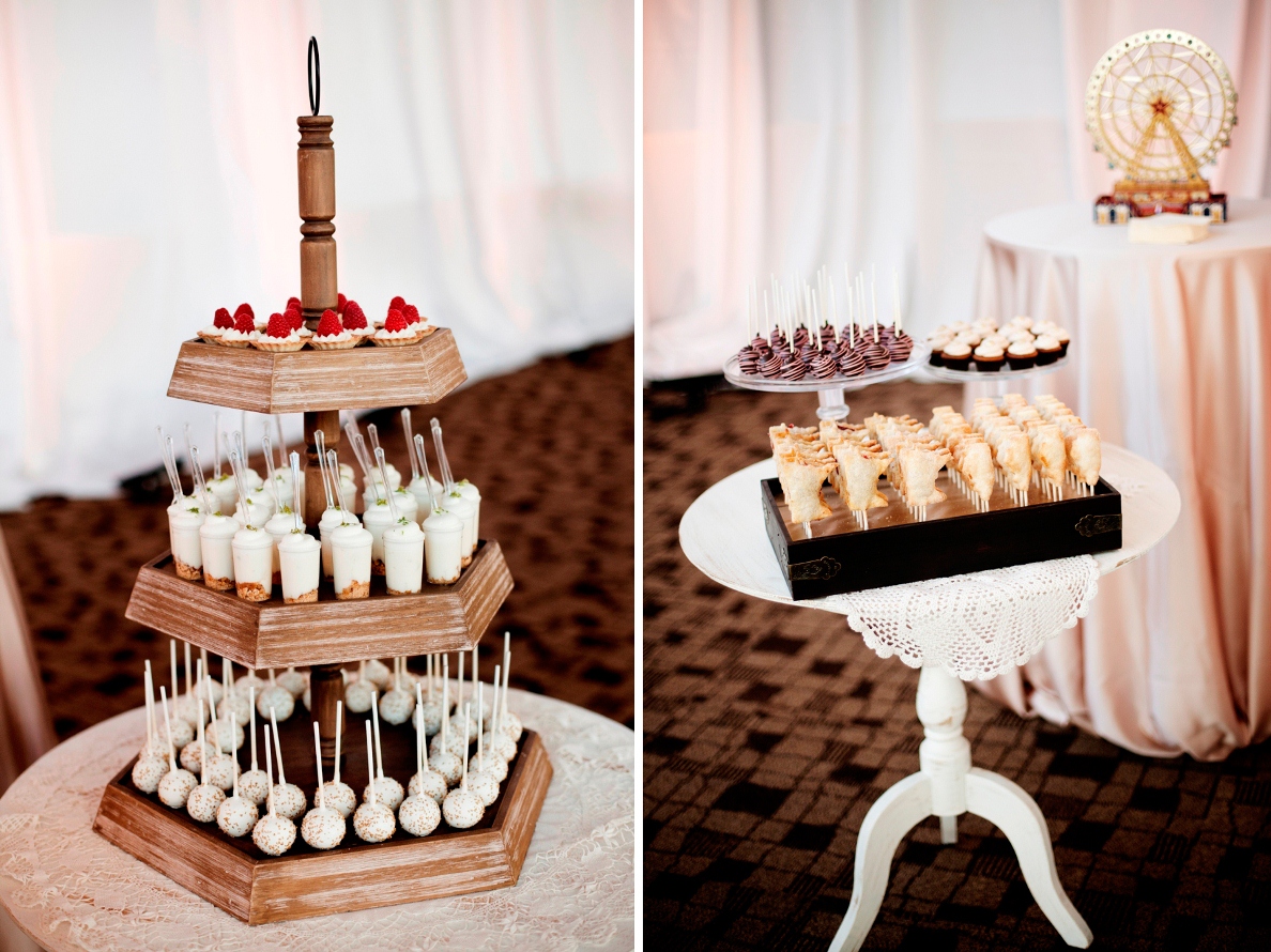 cocoa & fig: Romantic Mini Dessert Table - Jacey & Aaron