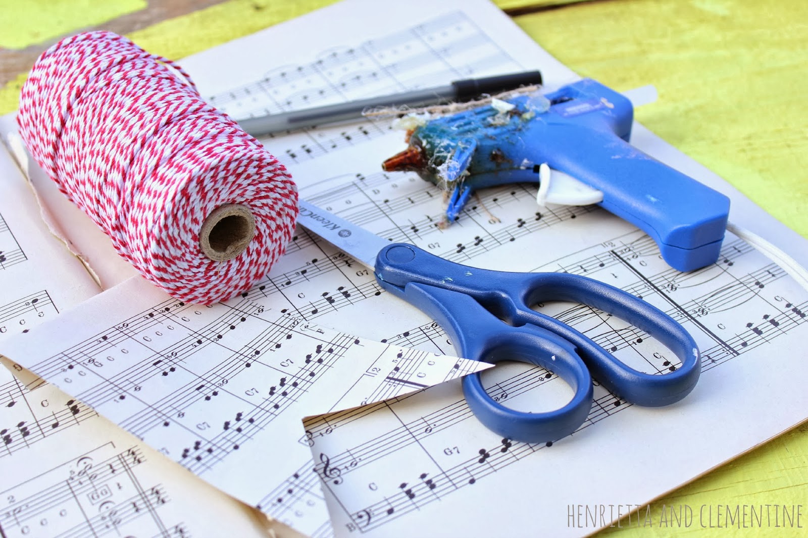 Henrietta & Clementine: Sheet Music Banner