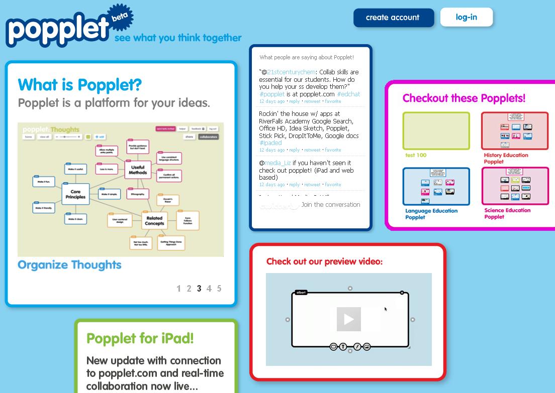 ENSEIGNANT WEB 2.0 et LANGUES: Popplet | Collect, curate and share your ...