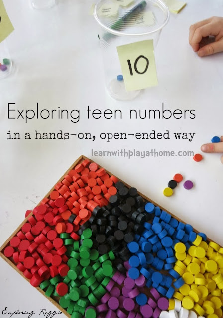 Learn with Play at Home: Learning teen numbers with Free Printable MAB ...