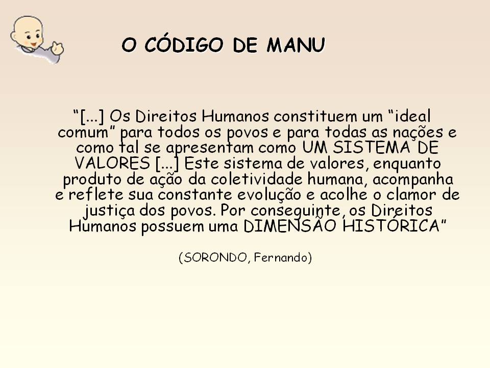 MÃOS DA SABEDORIA: CÓDIGO DE MANU