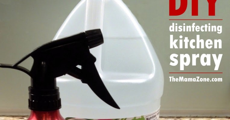 DIY Kitchen Disinfectant Spray | Homemade to Healthy