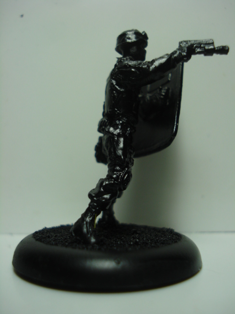 GMorts Chaotica: Knight Models - Commissioner Gordon +SWAT Team