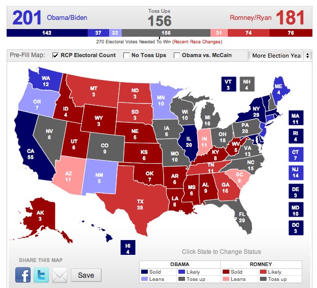 Rene's Ramblings: Politics: Popular vote versus electoral college