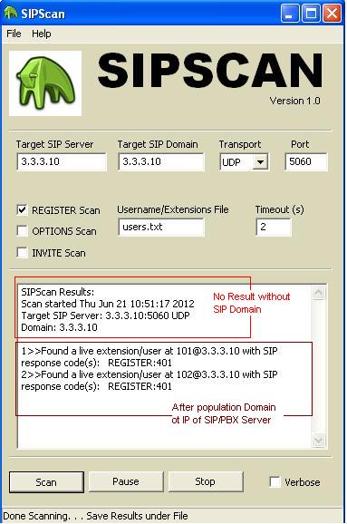 Security Unplugged !!!: SIP Security1: Scanning VoIP/PBX Servers