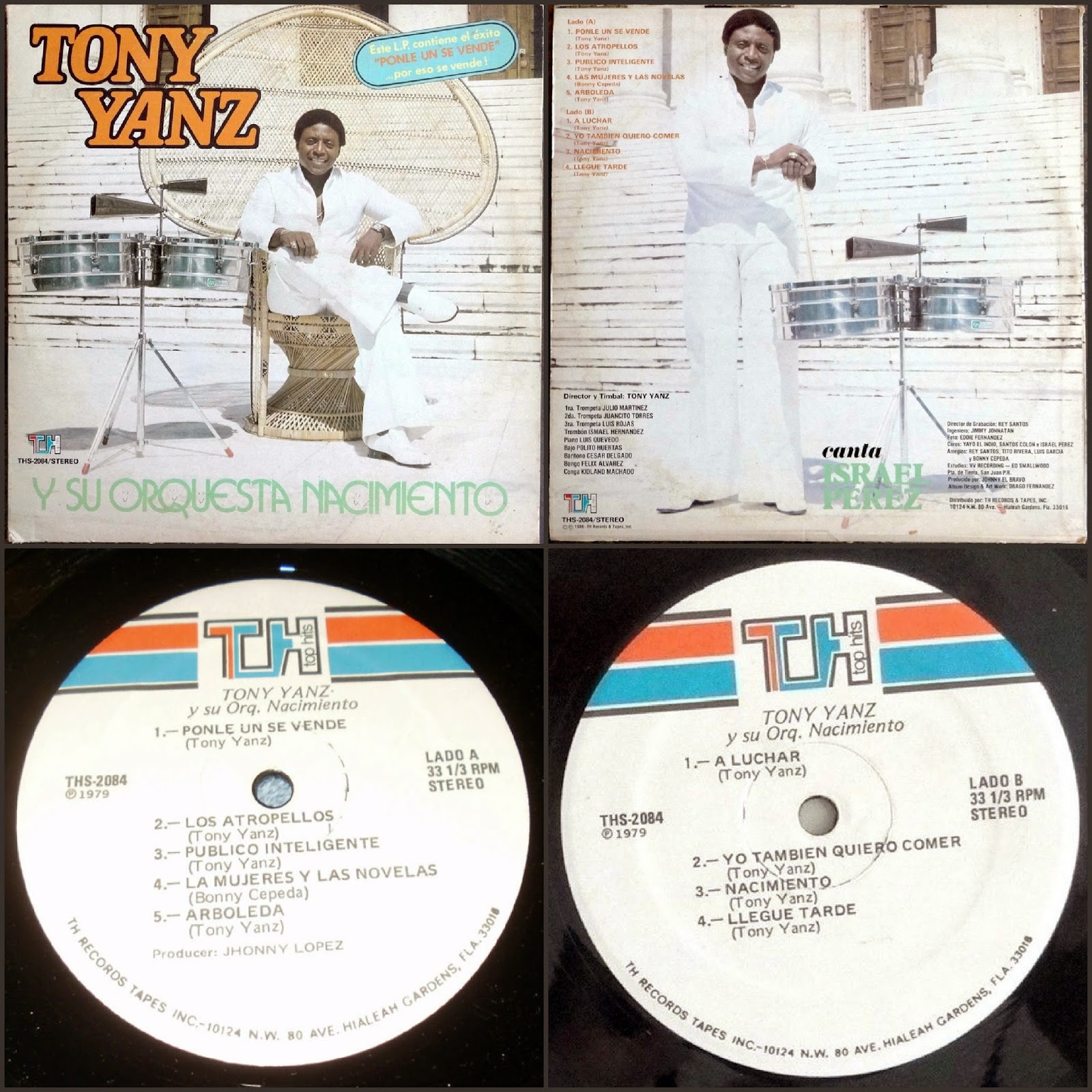 Mosaico Salsero: 1980. Tony Yanz Y Su Orquesta Nacimiento - Tony Yanz Y ...