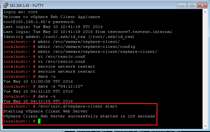 First impression of the vSphere HTML 5 Web Client using Windows based ...