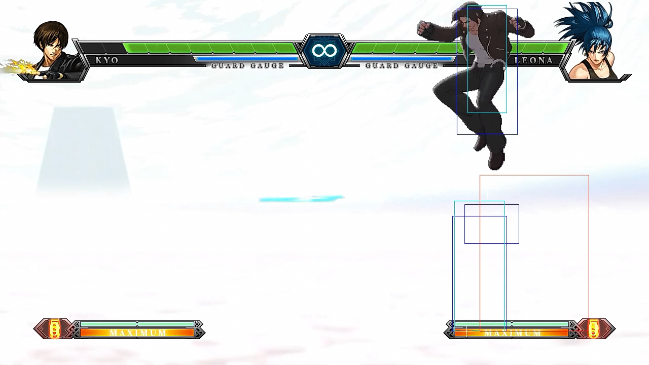 KOF XIII HITBOX: Leona