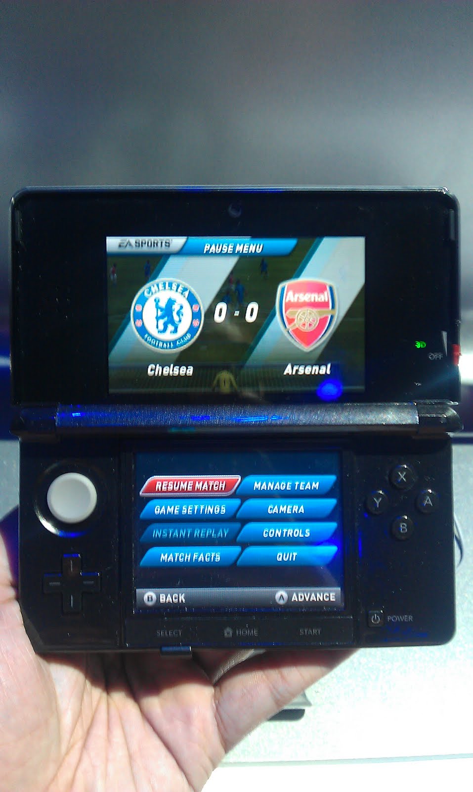 FIFA Vício: FIFA 12 3DS Footage From E3