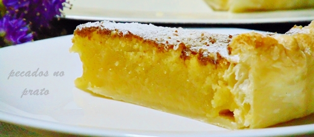 Tarte de Lamego - Receitas de pecados no prato