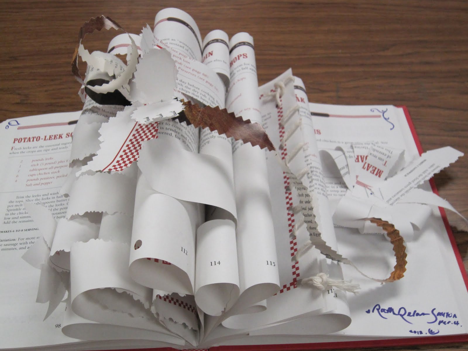 Mrs. Wille's Art Room: Deconstructed Books