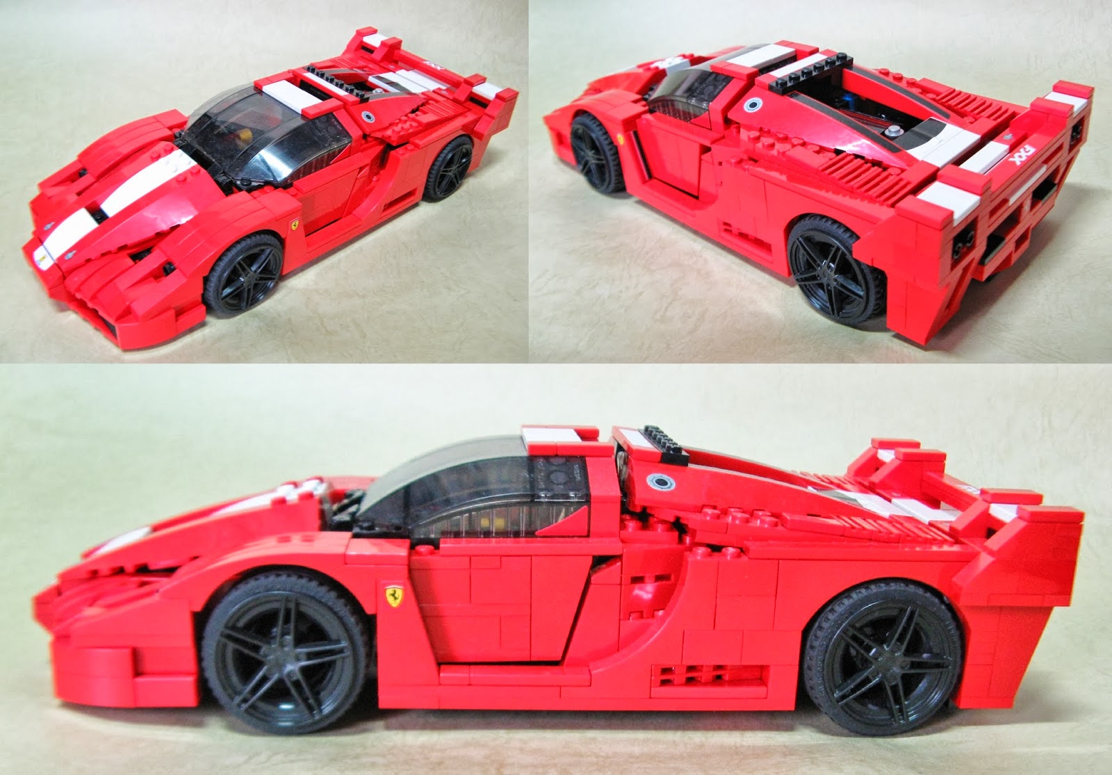 LEGO Car Show(By Bloks)積木車展 Ferrari FXX 1:17 8156