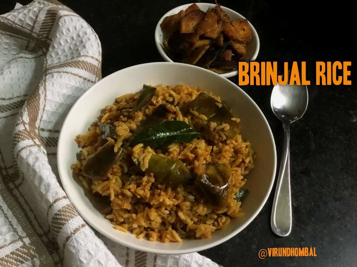 Brinjal (Eggplant) Rice | Kathirikkai Sadham