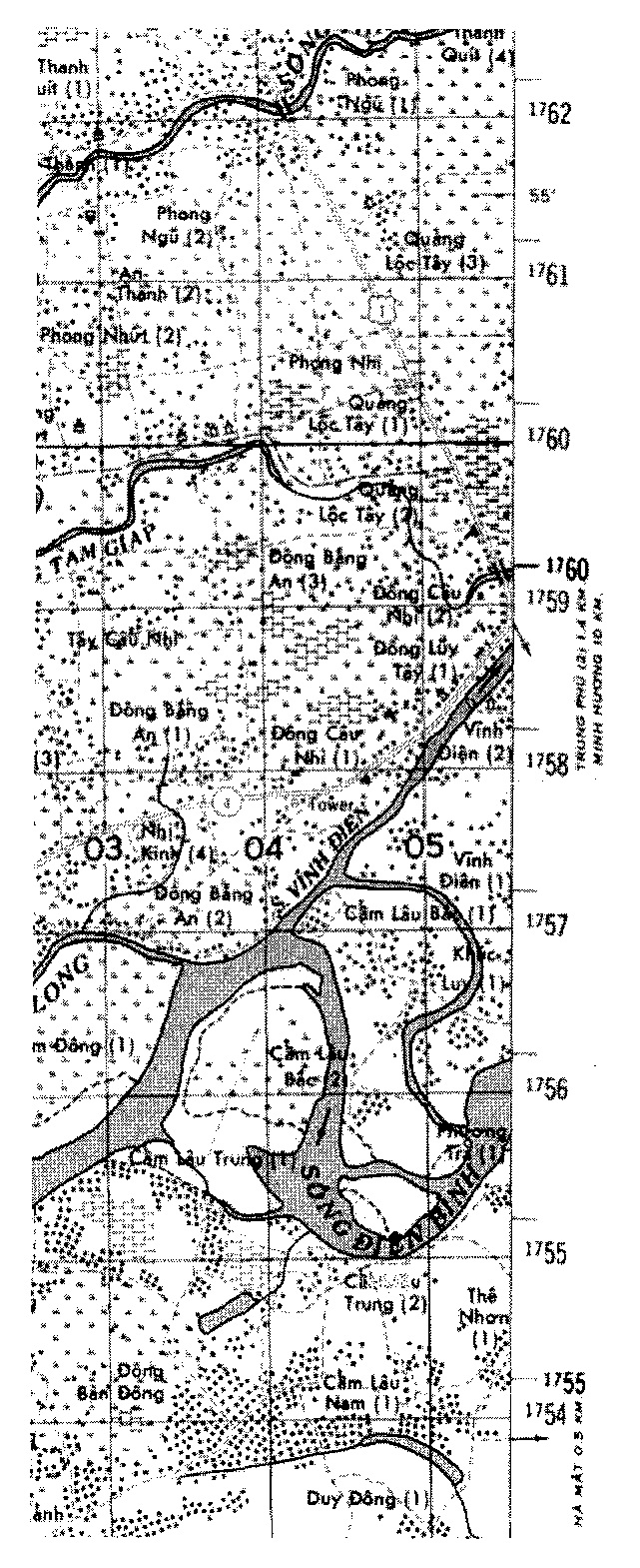 27th Marines: Map Sheet 6640-4//RVN//DaNang TAOR