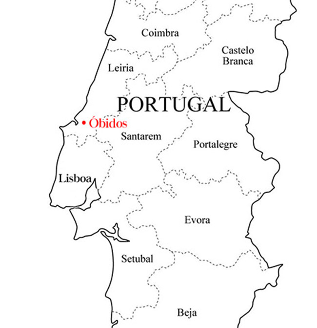 NaMedida: Conhecendo Portugal: Vila e Castelo de Óbidos