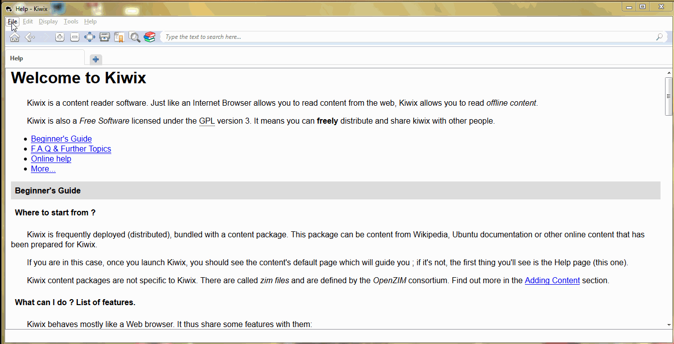 Techies.io: How to download the entire Wikipedia and access it offline?