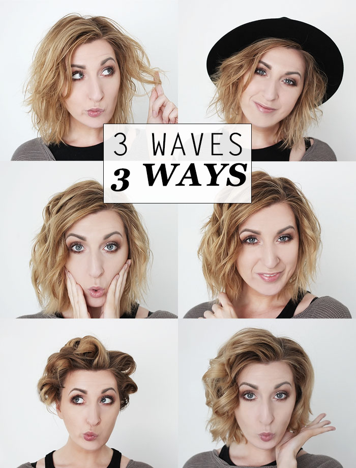 3 Waves 3 Ways - Hairstyles For Summer | - Wonder Forest - | Bloglovin’