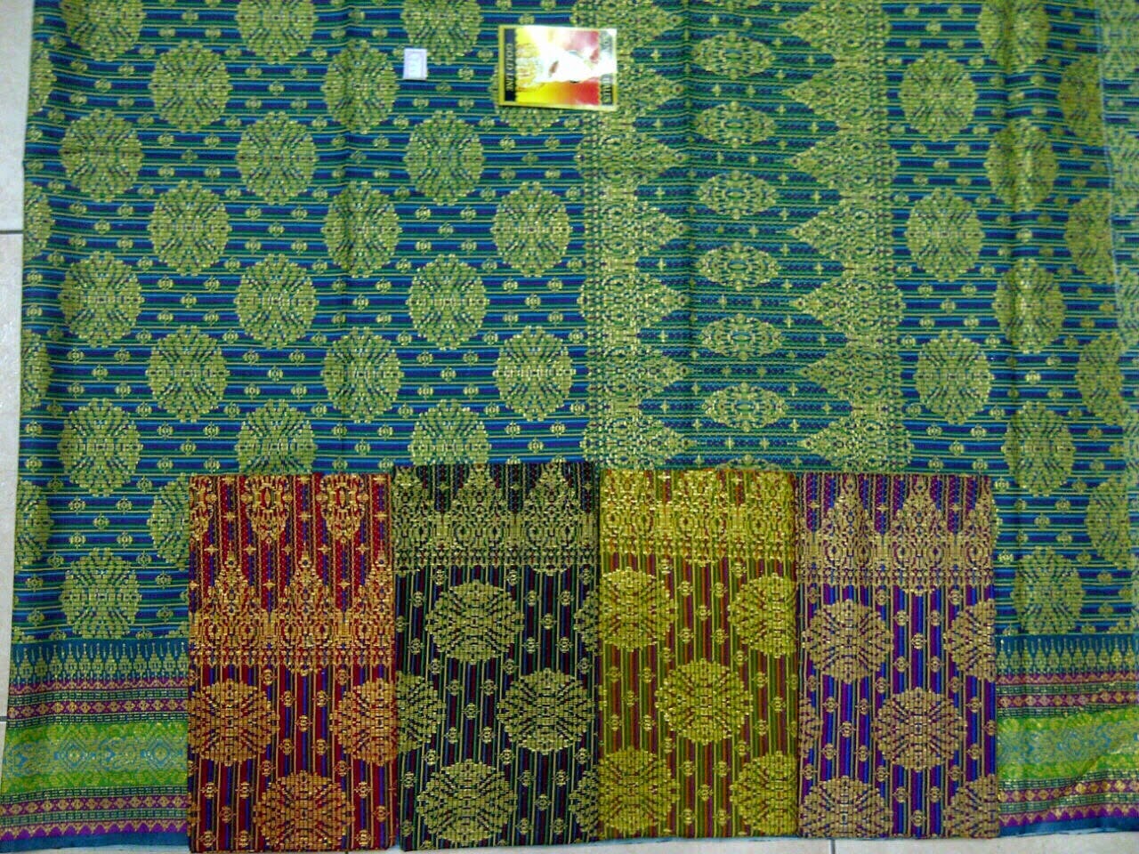 tikar sarawak: corak batik songket yang available minggu depan (jumaat ...