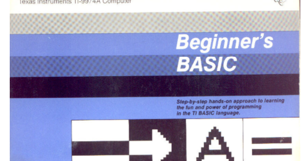 Beginner's BASIC and the TI-99/4A