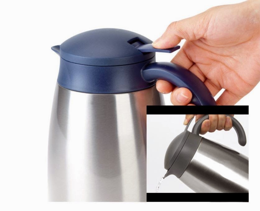 BazarKorea: 1.0L Lock and Lock Modern Vacuum Pot Flask Hot Cold Coffee ...