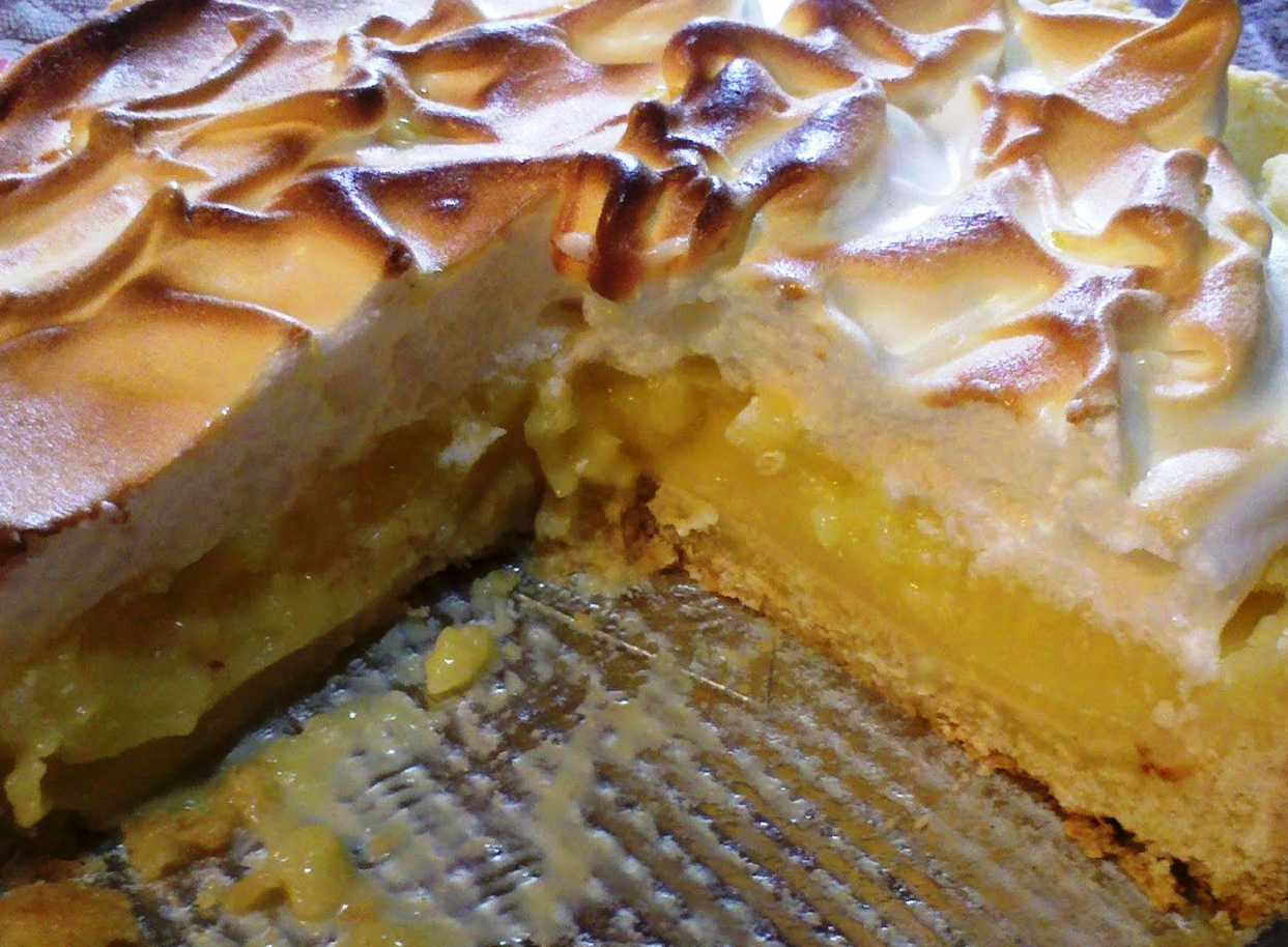 Para un apuro: PASTEL DE LEMON CURD Y MERENGUE DE LIMÓN
