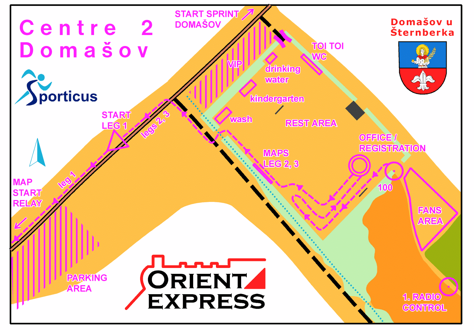 ORIENT EXPRESS MTBO: Orientační mapy | Orientation maps