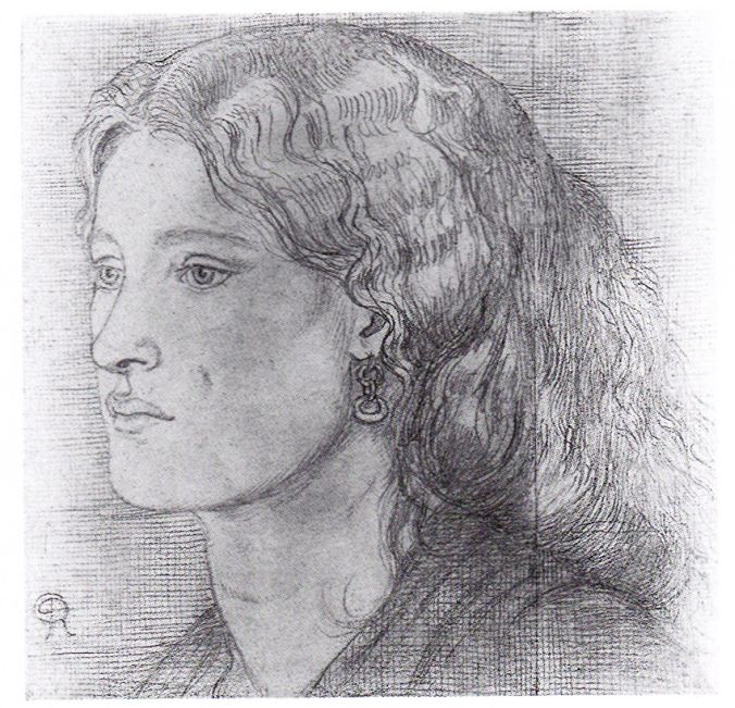 Pre Raphaelite Art: Comparing the pencil sketch of Fanny Cornforth, c ...