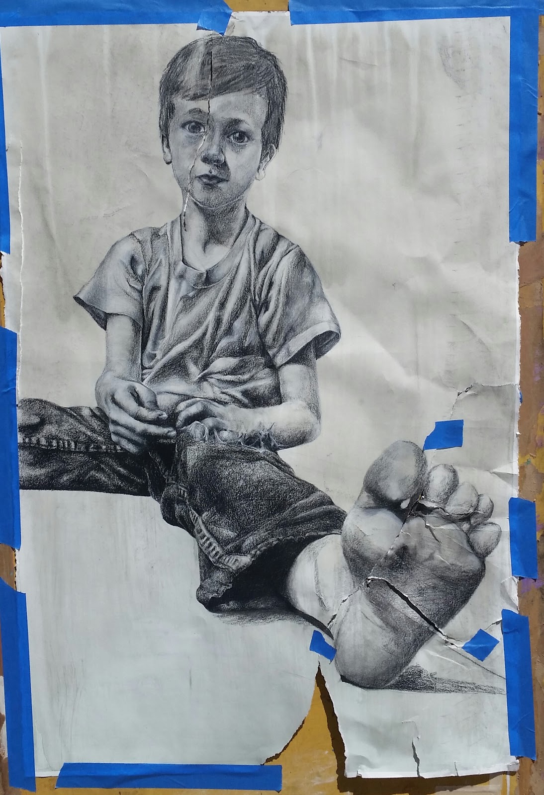 Figure Drawing: Step by step progress on Final