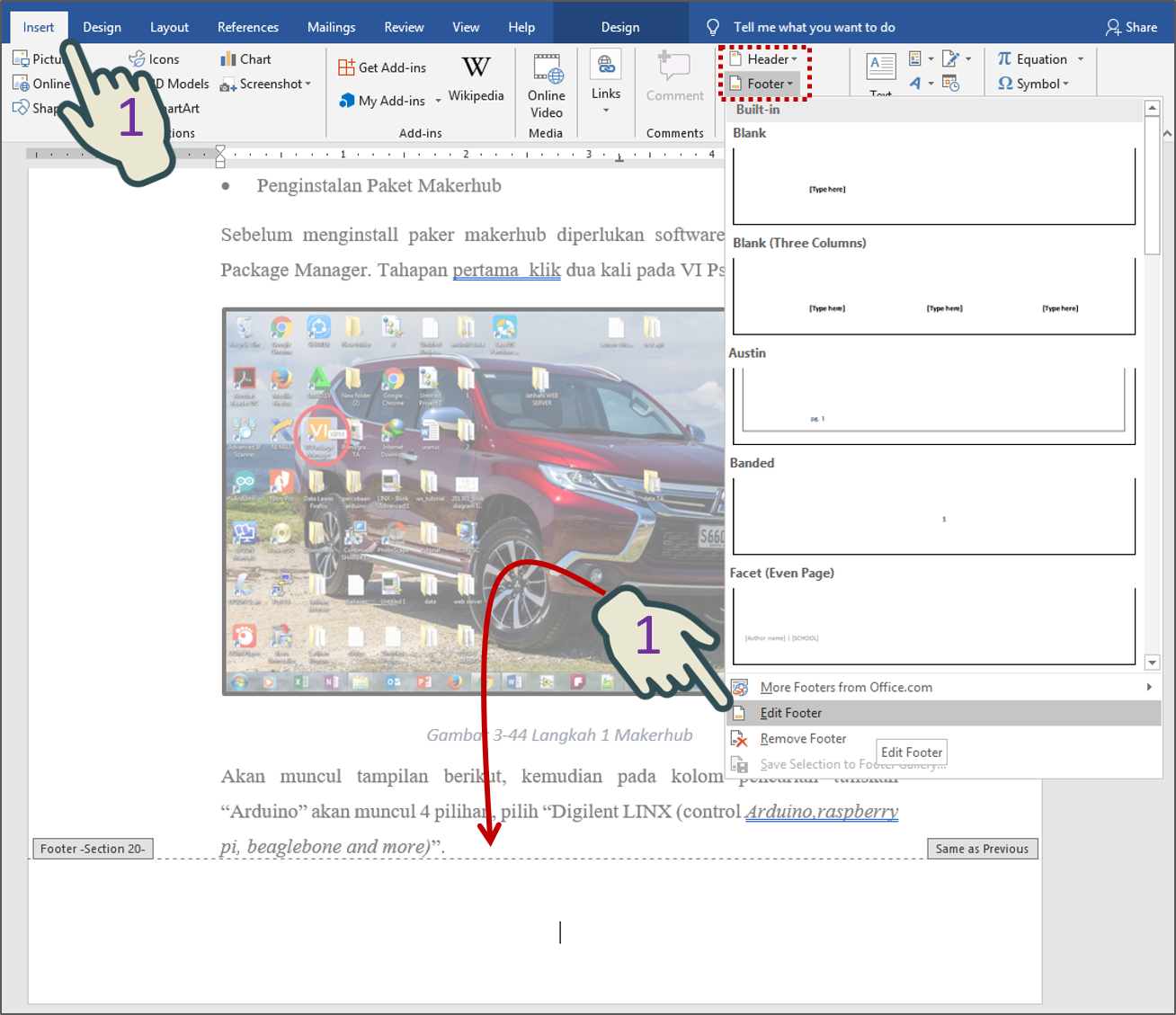 Panduan Lengkap Mengenai Header dan Footer di Word 2019 - TeachMeSoft