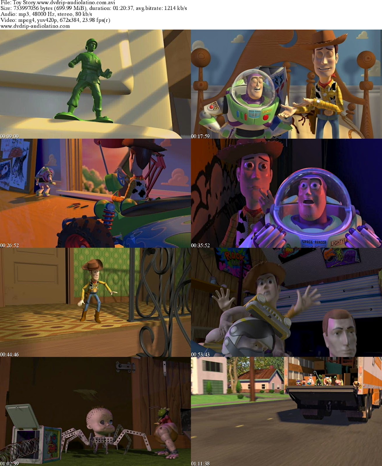 Toy Story - DvdRip - Español Latino | BajarPelicula.blogspot.com