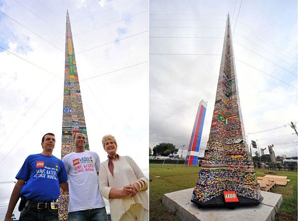 Optical Bliss: Brazil's Tallest Lego Tower