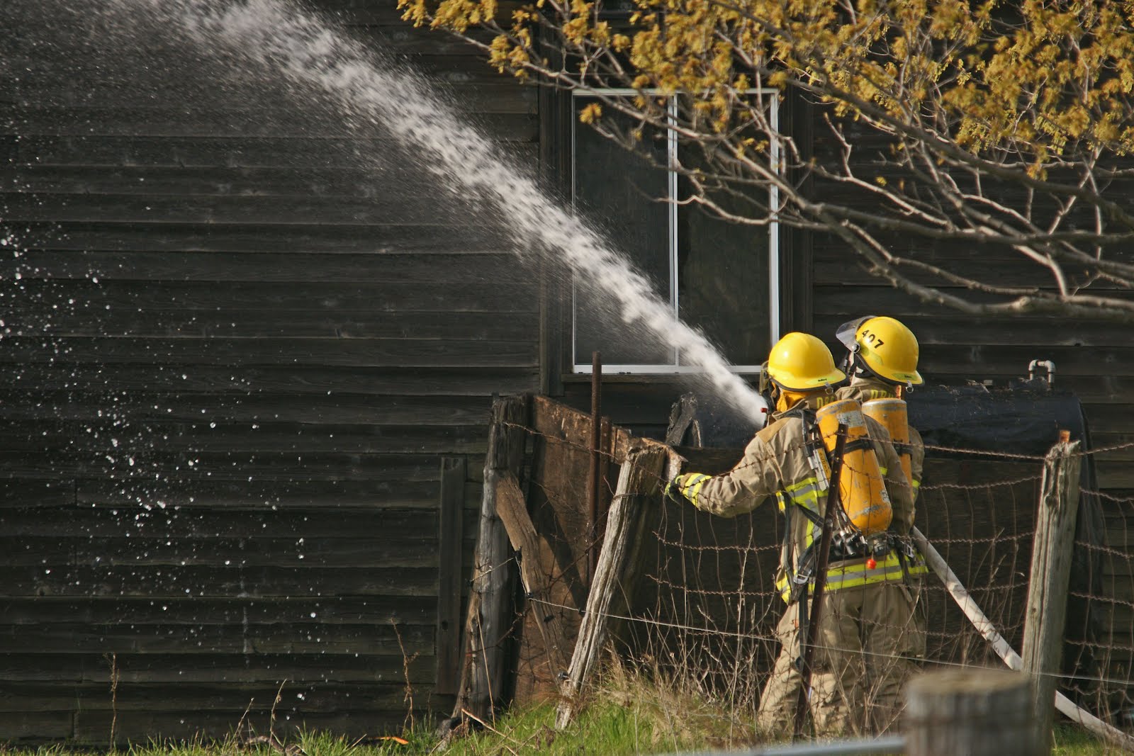 Nature Works Photography: Firemen at work