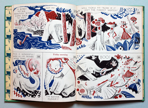 My Vintage Avenue: Three Tall Tales illustrated by Helen Sewell in 1947 :)