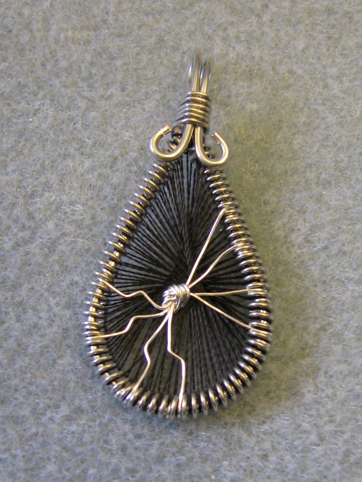 POTIONSMITH: Itsy Bitsy Wire Spider Pendant