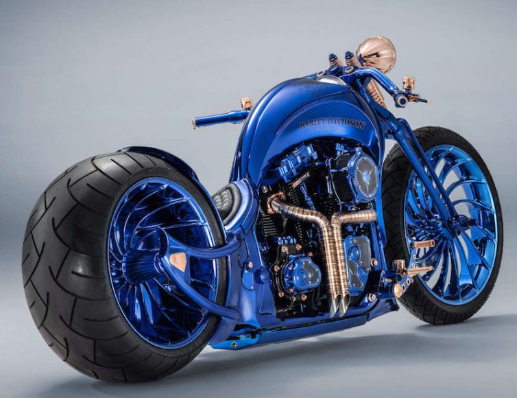 DARK CHOPPERS - BRASIL: Special Harley-Davidson Blue Edition, a moto ...