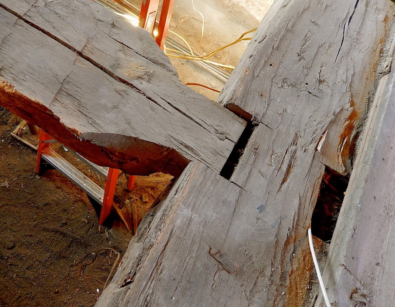 The View from Southwest Station: Timber joinery exposed