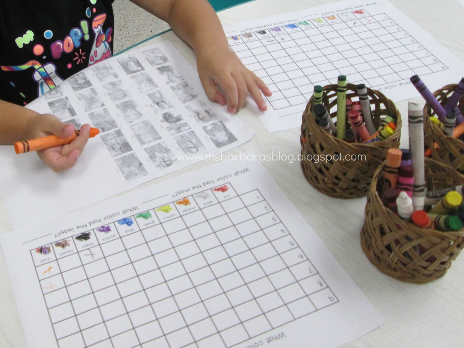 For the Children: Preschool Math: Graphing and Following the Lead of ...