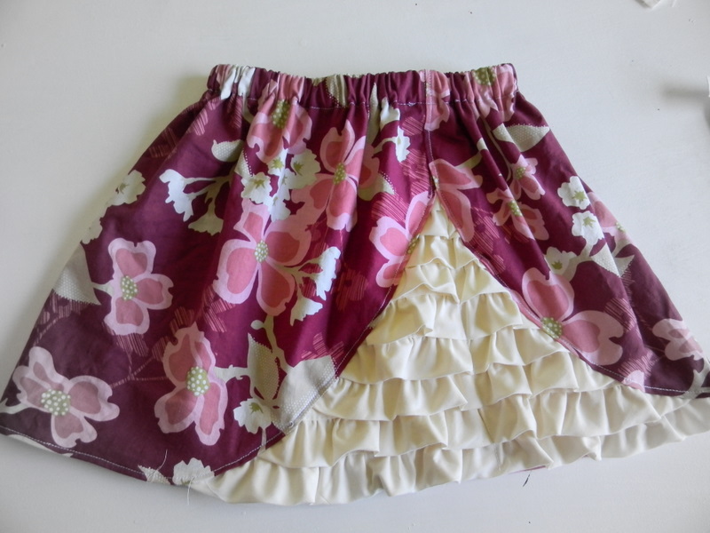 simply homemade: A sneaky peeky ruffle skirt with tutorial